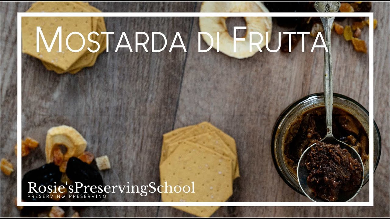 Mostarda di Frutta is a fascinating Italian mustard based on dried ...