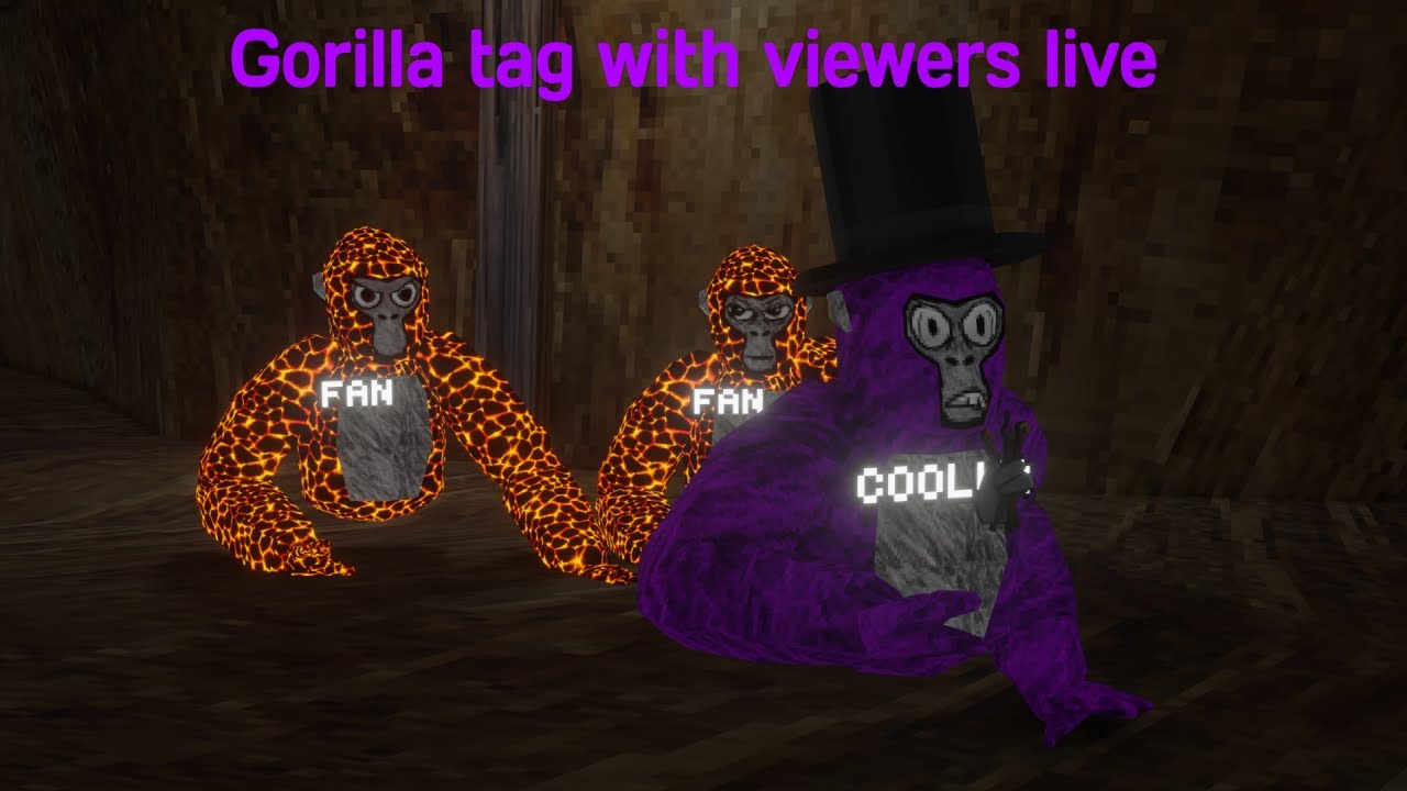 gorilla tag with viewers - YouTube
