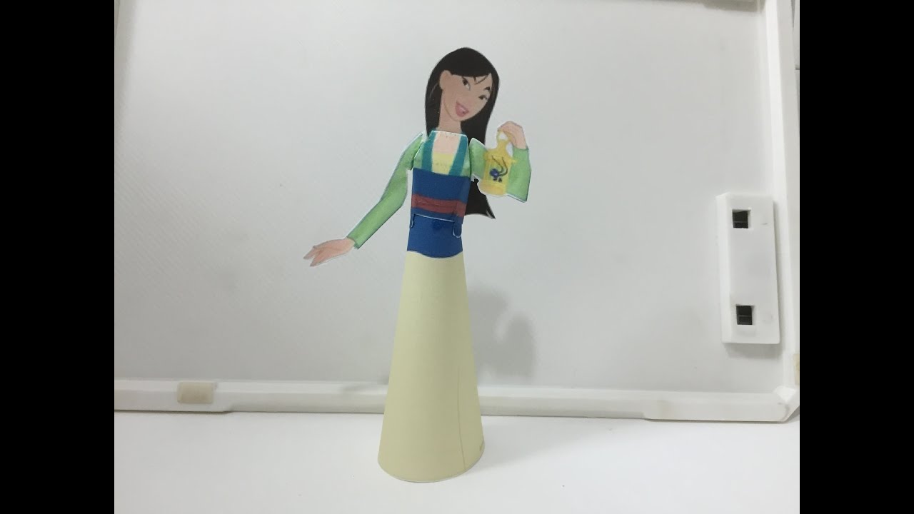 #PaperCraft #Mulan Paper Craft 3D Disney Mulan How to make tutorial 紙模型 ...