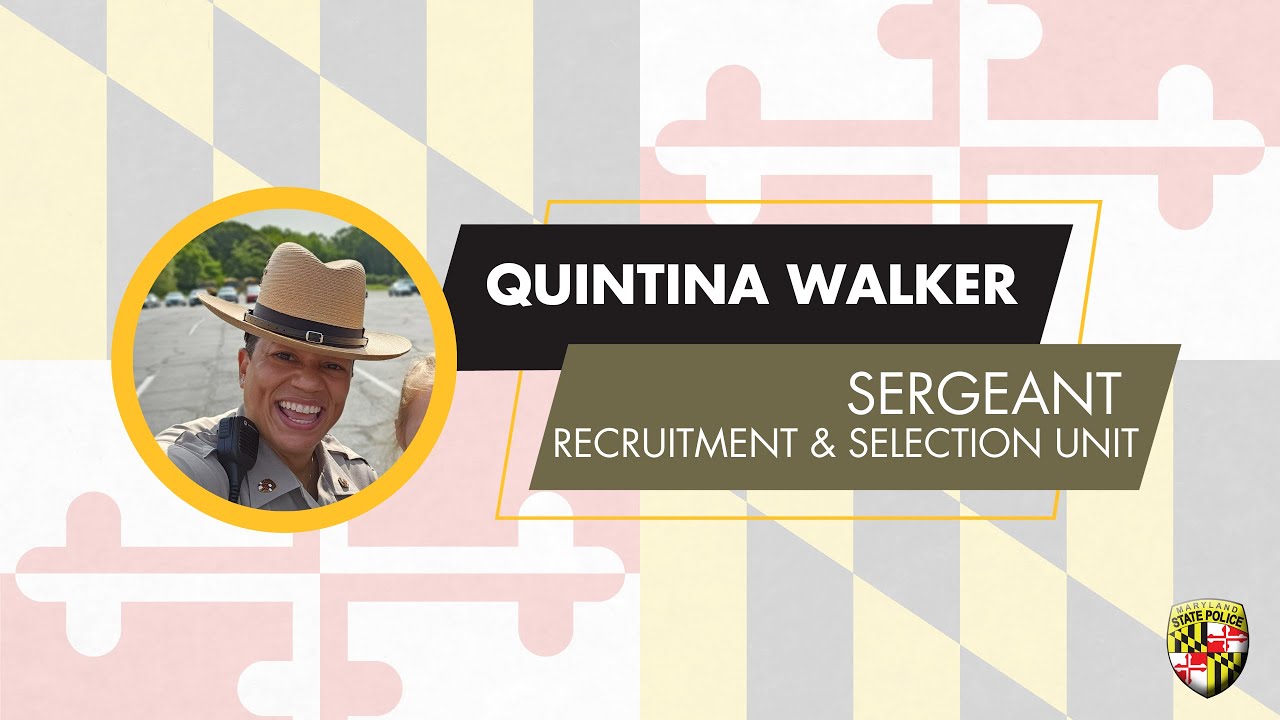 Meet Maryland's Finest: Sergeant Quintina Walker - YouTube
