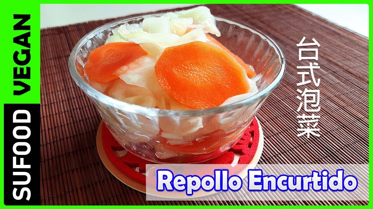 【Repollo Encurtido】Como preparar Kimchi o Pickle de Repollo |Comida ...