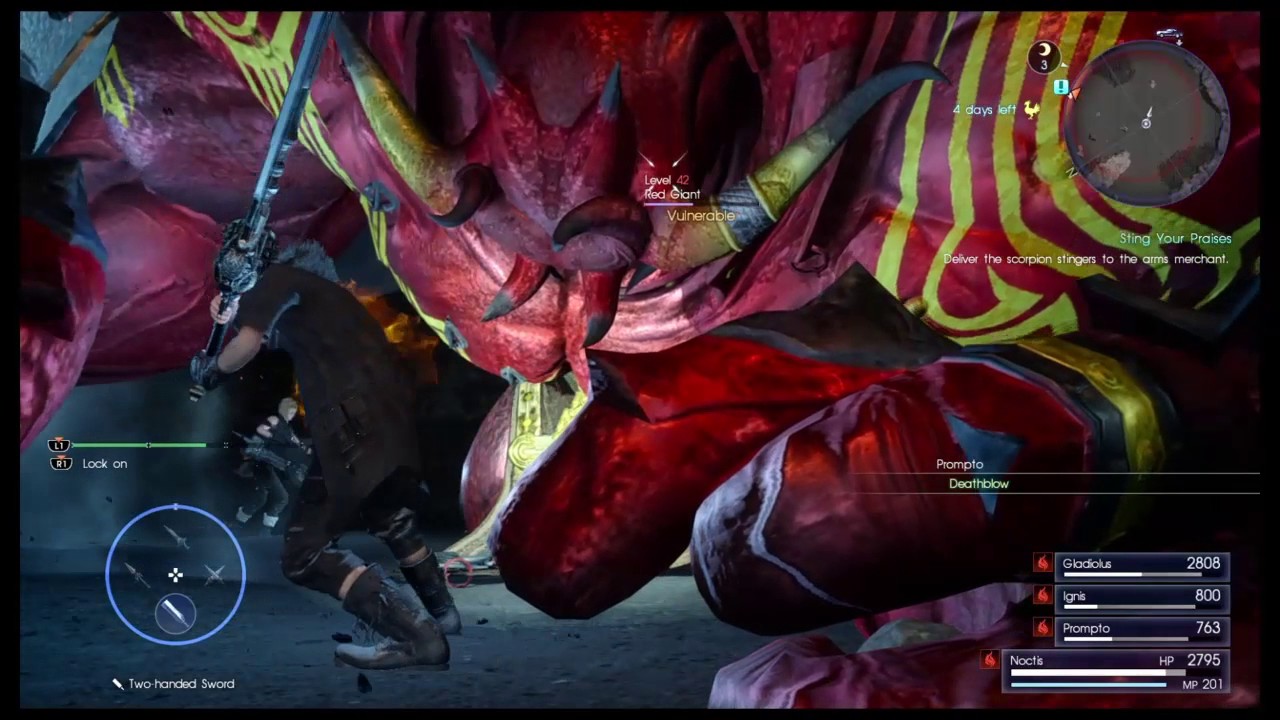 Final Fantasy XV - Red Giants - YouTube