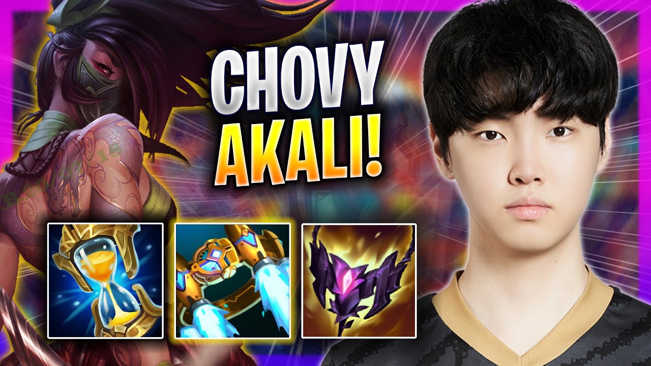 CHOVY IS A MONSTER WITH AKALI! - GEN Chovy Plays Akali MID vs Azir ...