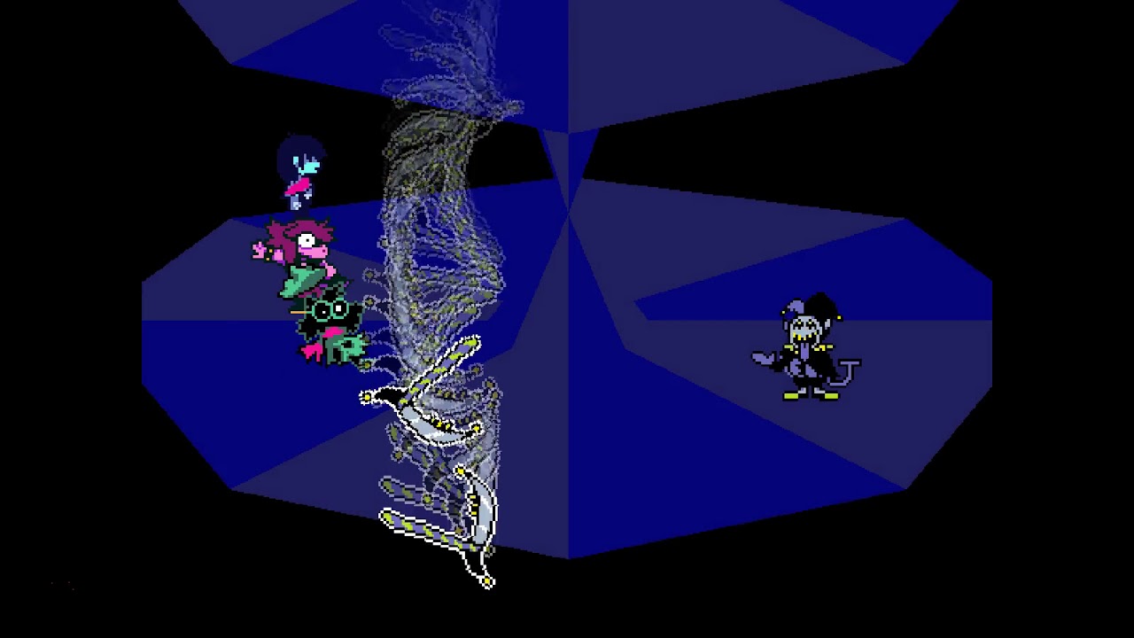 me taking way too long to defeat Jevil but I forgot to record the game ...