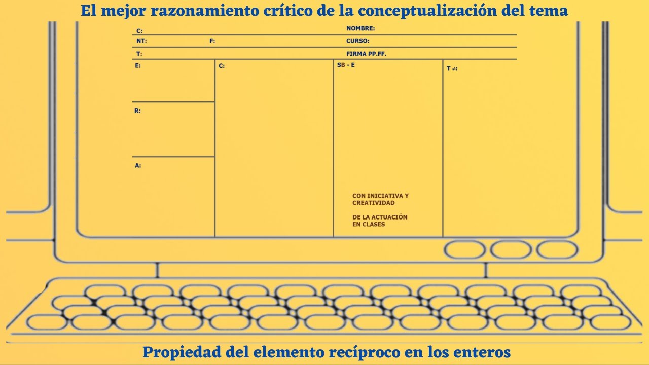 Propiedad del elemento inverso o recíproco de la multiplicación en los ...