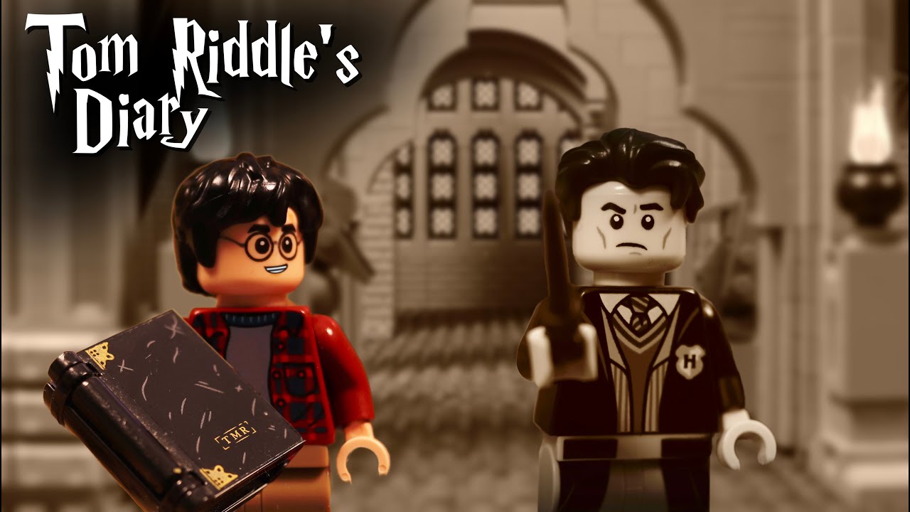 LEGO Harry Potter - Tom Riddle’s Diary in 3 minutes (stop-motion) - YouTube