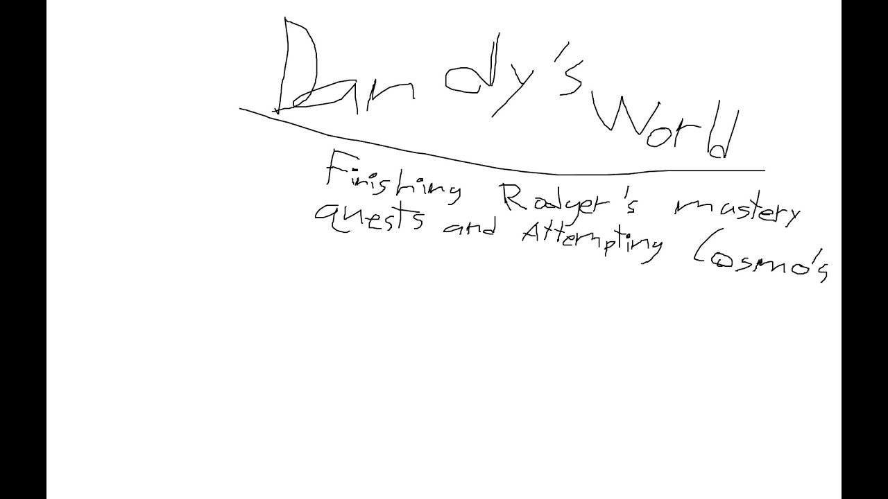 Finishing Rodger's mastery quests and attempting Cosmo's - YouTube