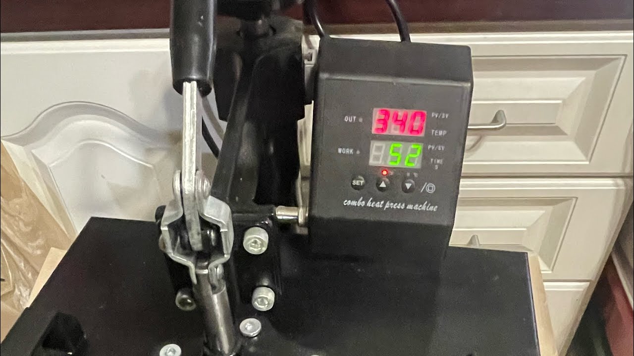 How to set the temperature and timer on a heat press- Viewer requested ...