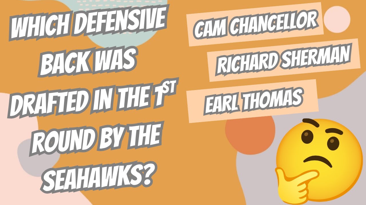 NFL Draft Quiz Seahawks edition - YouTube