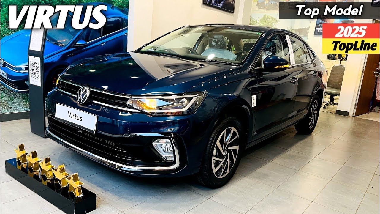 Volkswagen Virtus Top Model 2025 ️ | VIRTUS Topline Review !! Price ...