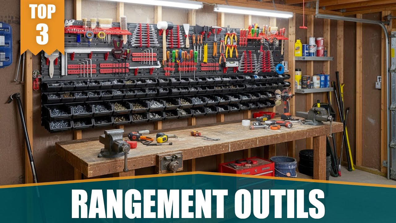 MEILLEURS SYSTÈMES DE RANGEMENT MURAL POUR OUTILS DE GARAGE & ATELIER ...