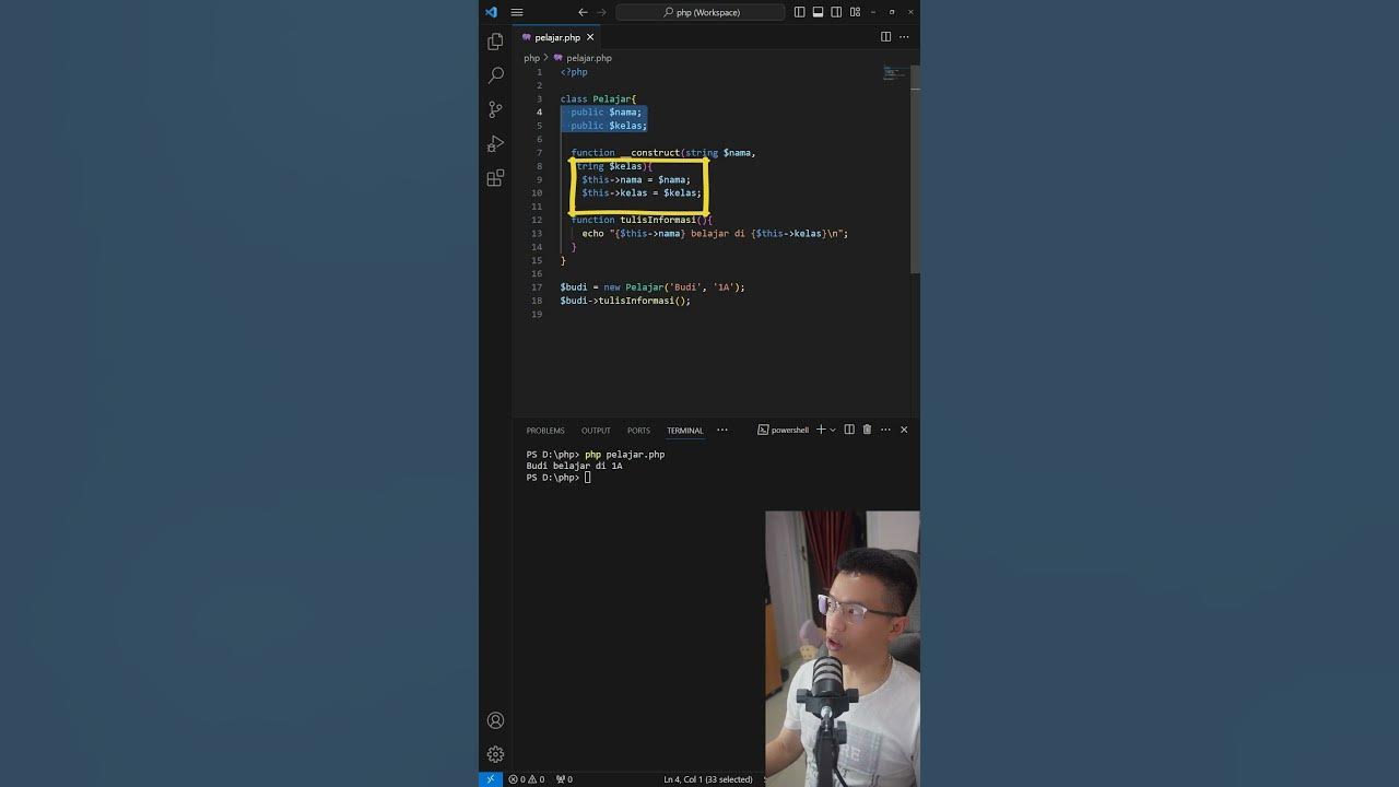 Constructor Promotion Skysen Coding Pemograman Php Youtube