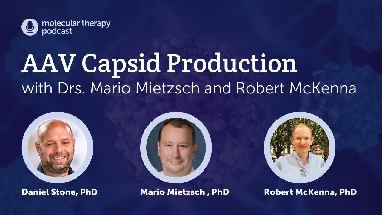 AAV Capsid Production with Drs. Mario Mietzsch and Robert McKenna - Molecular Therapy Podcast ...