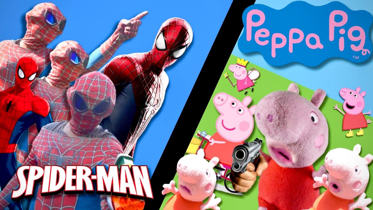 SPIDER-MAN VS PEPPA PIG - YouTube