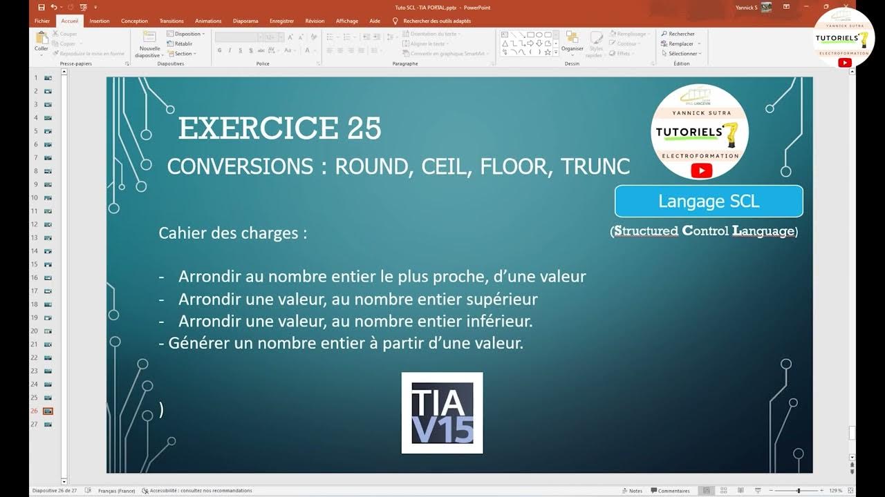 028 Conversions : ROUND, CEIL, FLOOR, TRUNC (Langage SCL) - YouTube