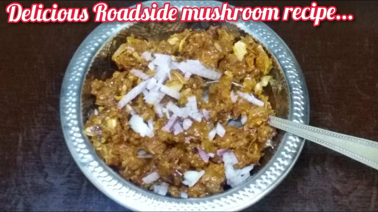 Roadside mushroom masala|Kalan masala|Roadside kalan chat recipe ...