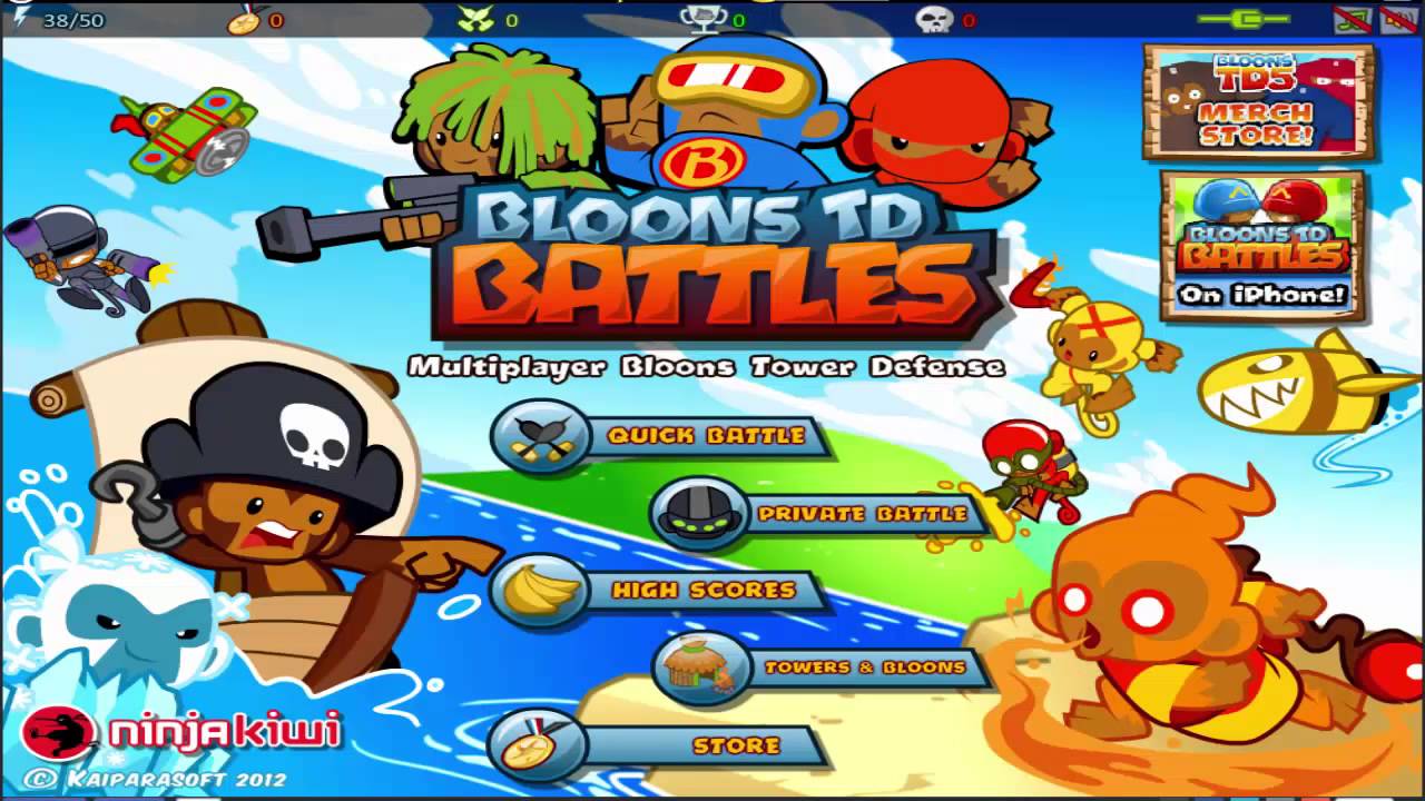 BTD Battles Challenge #1 W/J's Gaming *Bonus Vid Of The Day* - YouTube