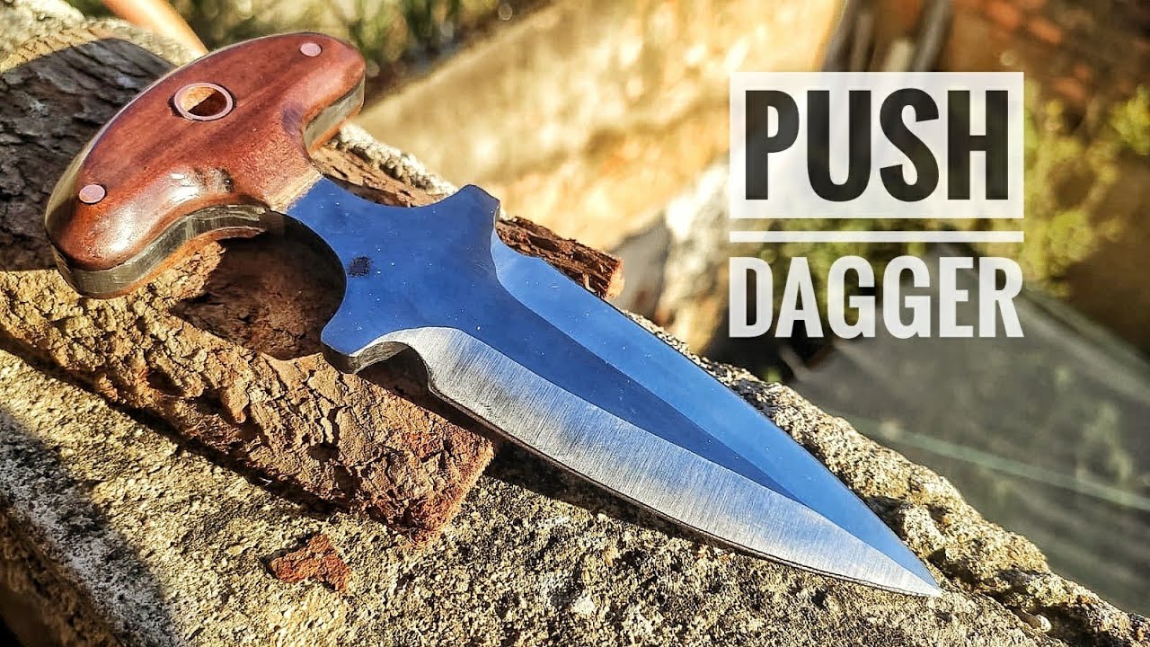 Knife Making - Making a Push Dagger - YouTube
