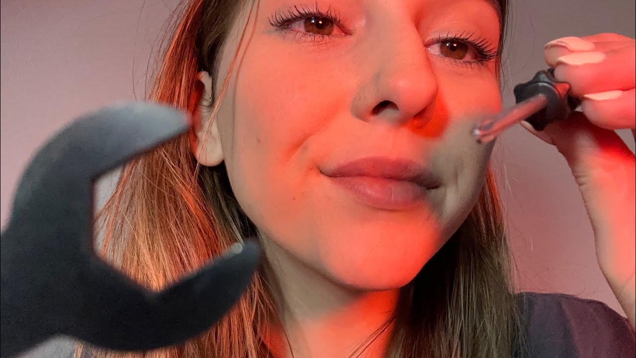 ASMR Fixing you 🛠️ (screen touching, lights, good stuff) - YouTube