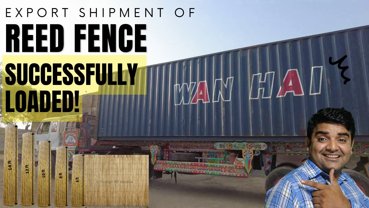 Export Shipment of Reed Fence Successfully Loaded | Biggest Exporter of ...