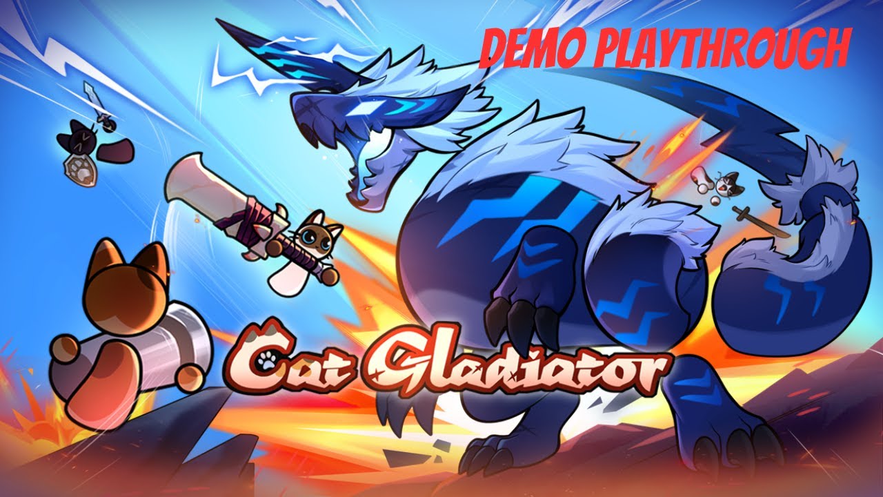 Cat Gladiator // Demo // 2d Monster Hunter-Style Game With Cats?! - YouTube