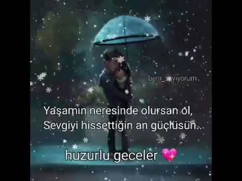 Huzurlu geceler