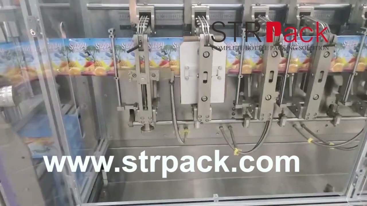 DoyPack Stand-Up Pouch Filling Packing Machine Packaging liquids, gels ...