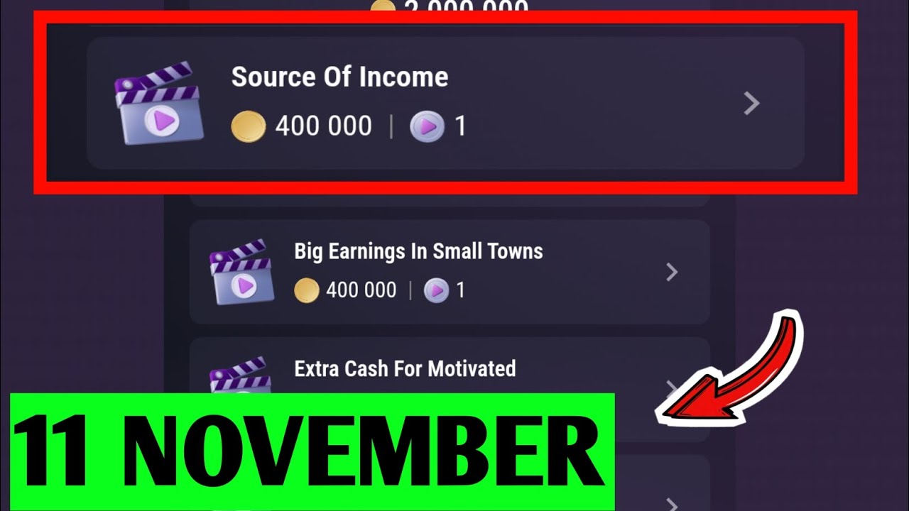 Source Of Income | TapSwap Video Code | Turn Your Voice into a Source ...