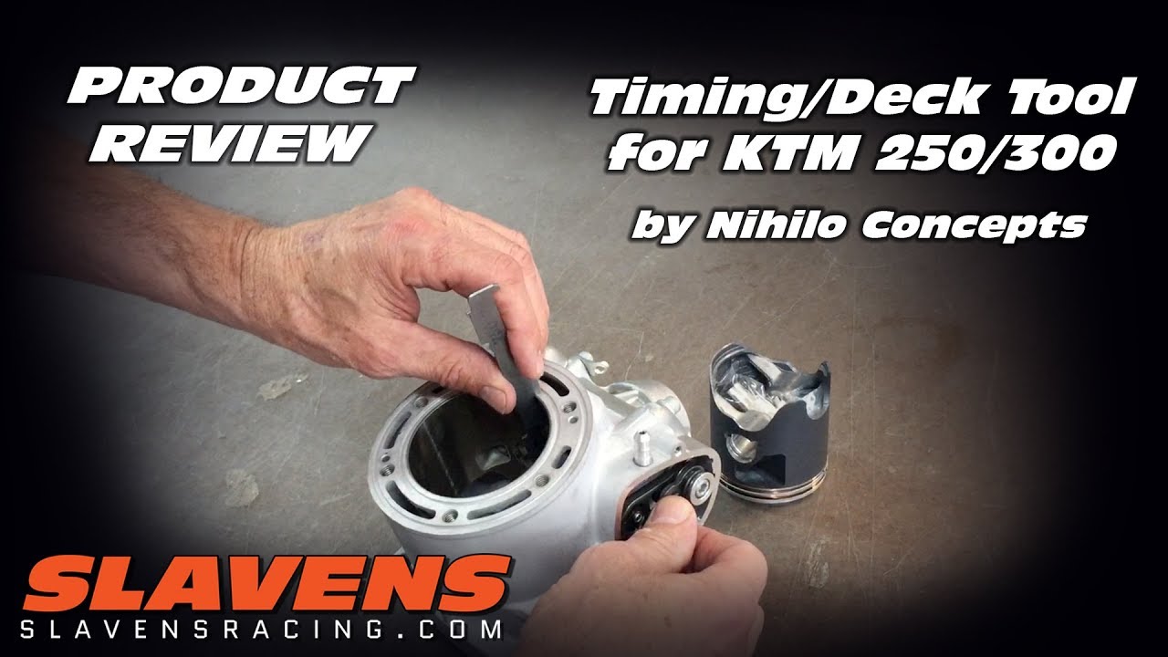 Product Review - Timing, Deck Height Tool for KTM 250_300 - YouTube