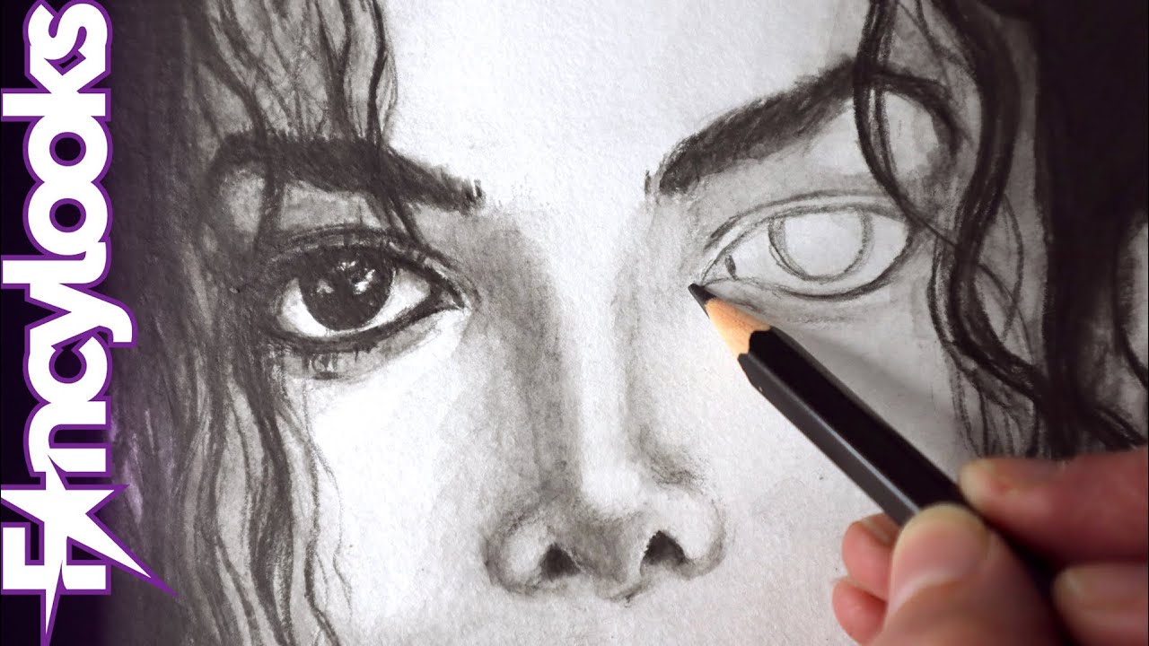 Domina el arte del retrato: dibujar a Michael Jackson con lápiz - YouTube