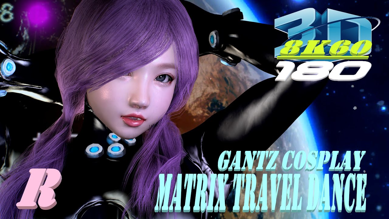 Matrix Travel Dance, Gantz Cosplay, 8K 3D VR180, Matrix World, MMD, VaM ...