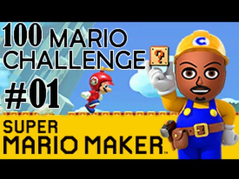 Super Mario Maker: 100 Mario Challenge #01 (Easy) - YouTube