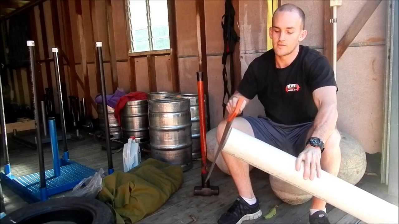 How to Make a Slosh Pipe - Garage Gym Equipment - YouTube