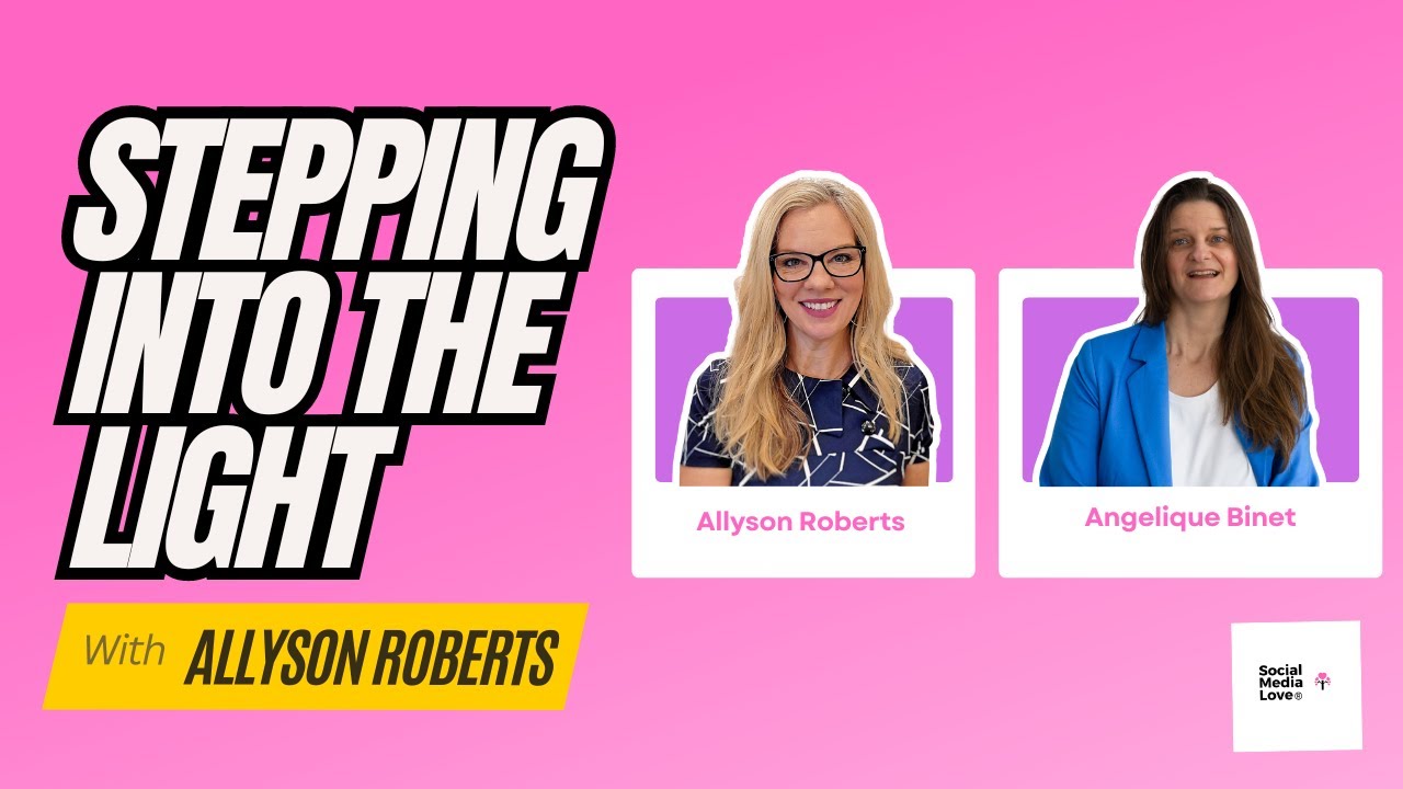 Stepping into the light with Allyson Roberts - YouTube