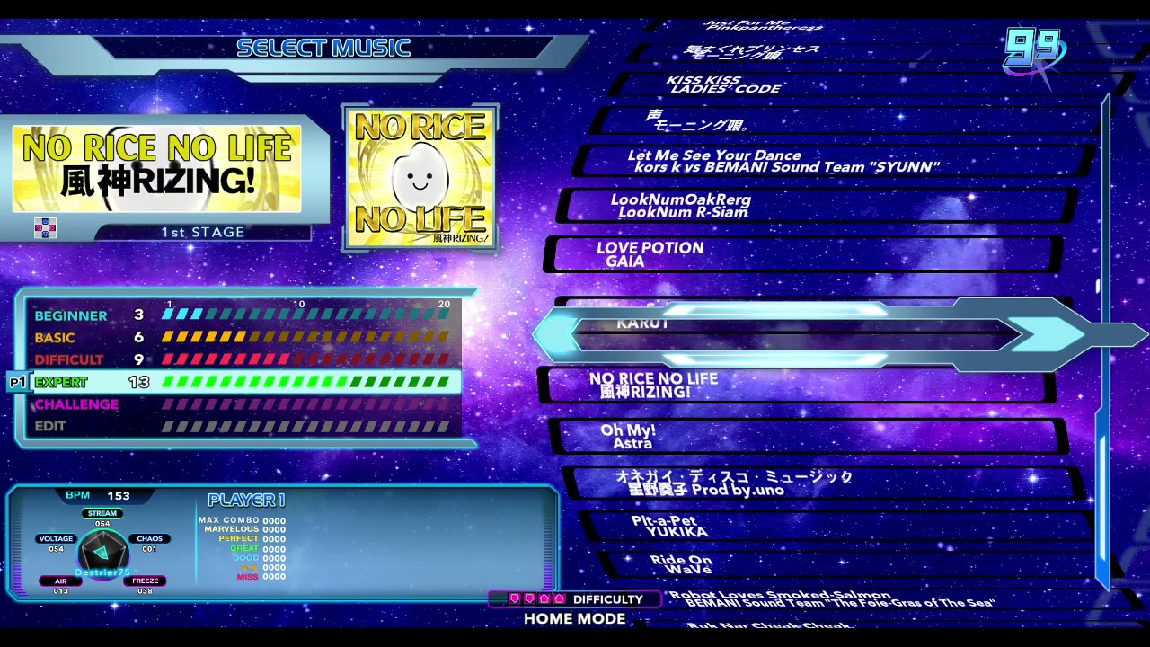 Stepmania 5 Song List Destrier75 DDR MIX 1 Phase 1 To 4 (Phase 4 ...