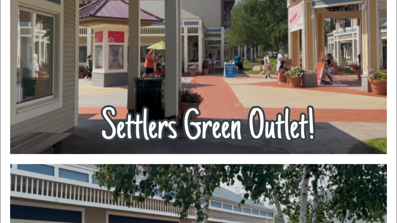Settlers Green Outlet Stores North Conway NH Vlog and Haul! - YouTube