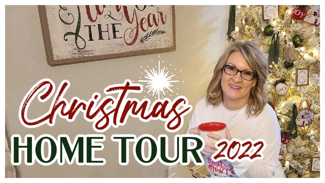 CHRISTMAS 2022 HOME TOUR / MODERN FARMHOUSE CHRISTMAS DECOR / COZY HOME ...
