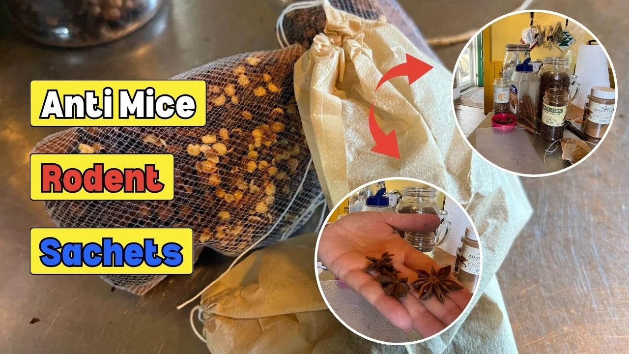 How to Make Nice Smelling Anti Mice and Rodent Sachets -- For anywhere ...