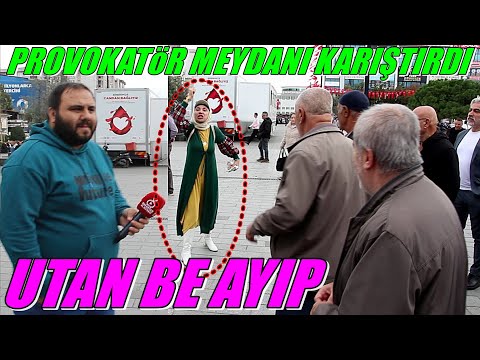 AK-PROVOKATÖR Kadın, Meydanı Birbirine Kattı | ESENYURT | Sokak Röportajları #sokakröportajıkavga