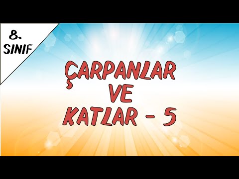 #alikaya #8matematik ÇARPANLAR VE KATLAR - 5 I 8. SINIF MATEMATİK I 2020 - 2021 MÜFREDATI