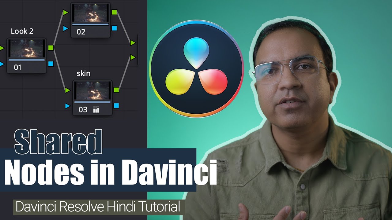 Davinci Resolve 18 Tutorial | How to use shared Node - YouTube
