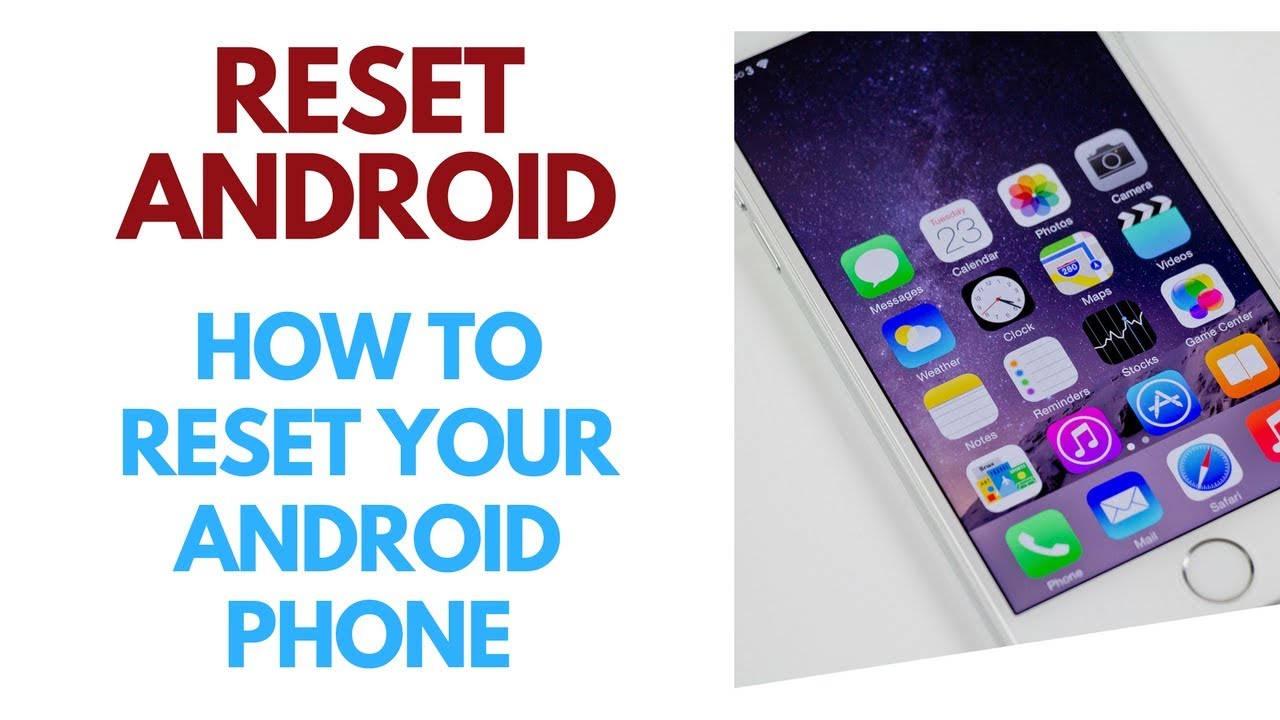 How to Reset Android | Best Android Reset Methods - Tech Geeks - YouTube