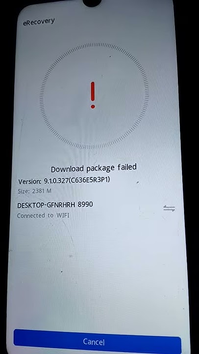 Down load package error - YouTube
