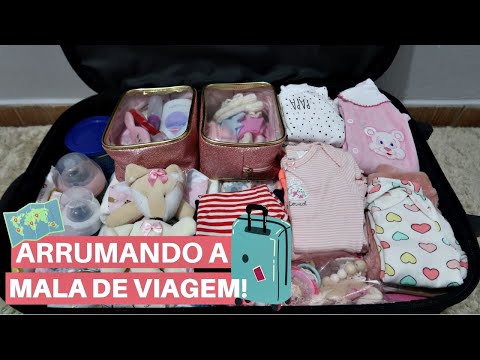 ARRUMANDO A MALA DE VIAGEM DA MINHA BEBÊ REBORN 🧳
