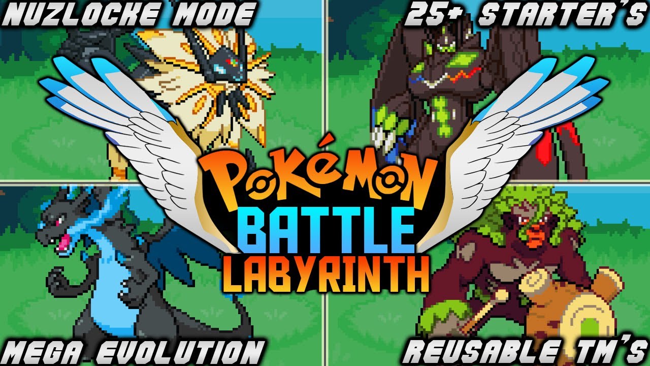 Updated Pokemon Rom With 25+ Starters, Mega Evolution, Nuzlocke Mode ...