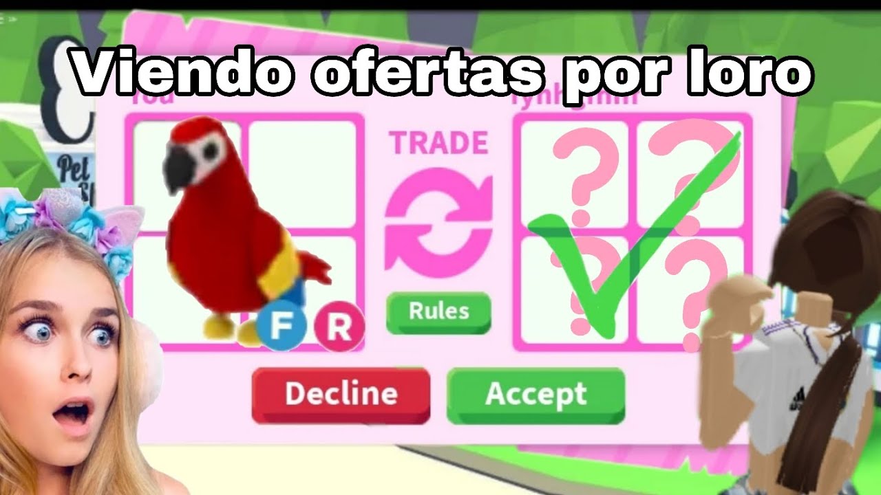 ¿QUE OFRECEN POR LORO FR🦜 EN 2025?‼️ Adopt me Roblox #adoptme #roblox ...