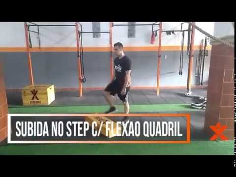 SUBIDA NO STEP COM FLEXÃO DE QUADRIL - ESTÚDIO EXTREME - YouTube
