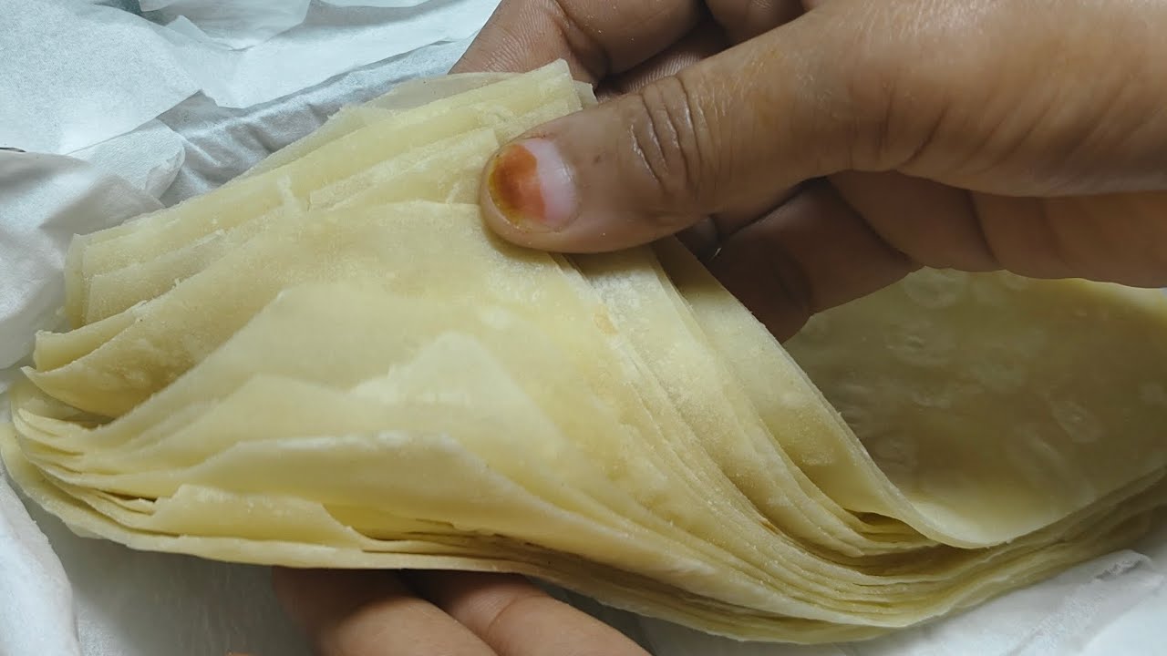 How To Make Samosa And Spring Roll Sheets On Tawa/Pan | Ramzan Special ...