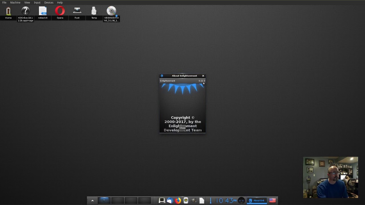 Check Your Version Of Enlightenment Desktop - YouTube