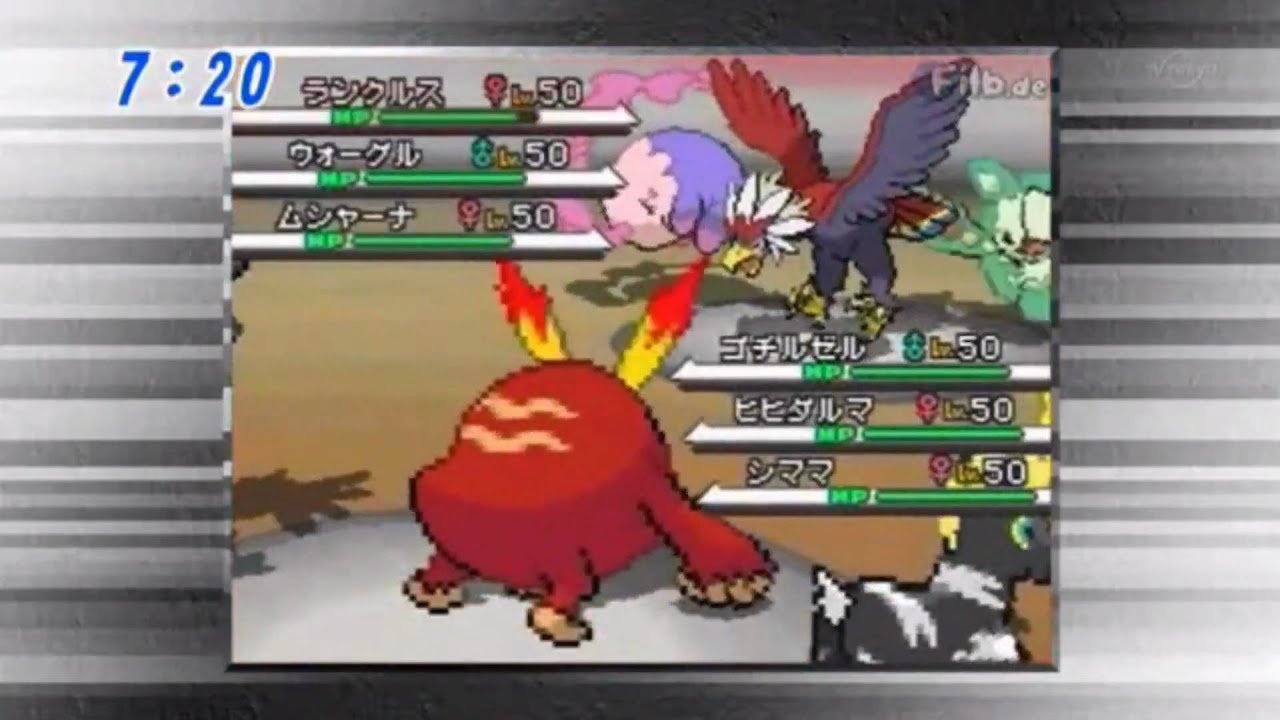 Pokemon Black And White - New Triple Battle Footage - YouTube